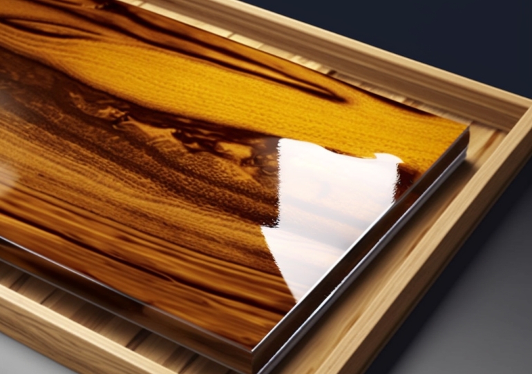 UV curable wood coating protects and enhances beauty of wood